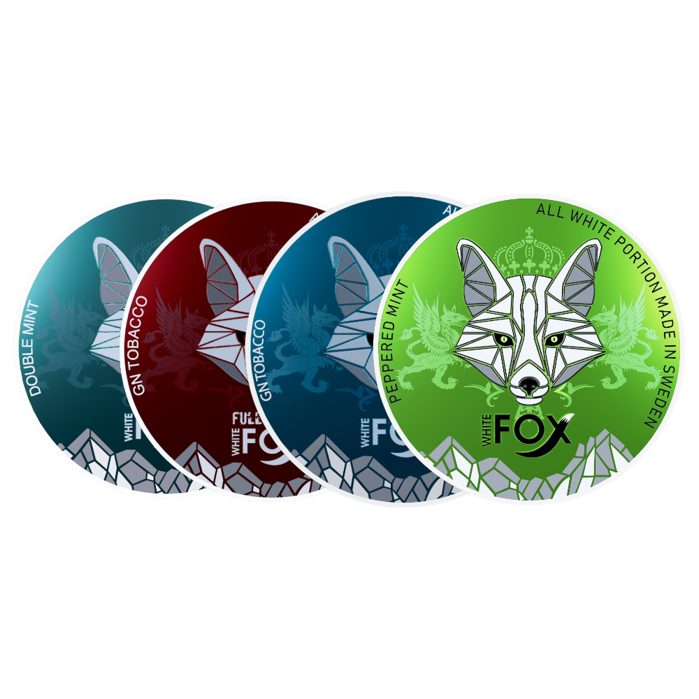 White Fox Nicotine Pouches – Red Box Vape